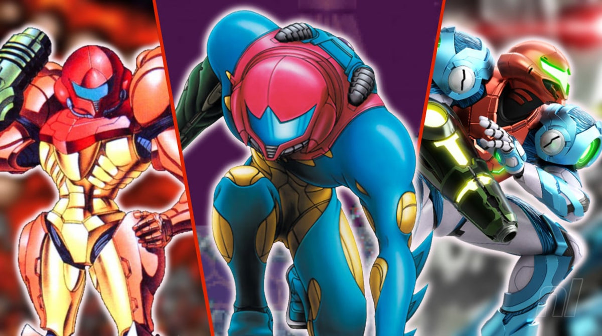 Feature: Samus’ Suits, Ranked - Every Metroid Box Art Suit Design, Fro ...
